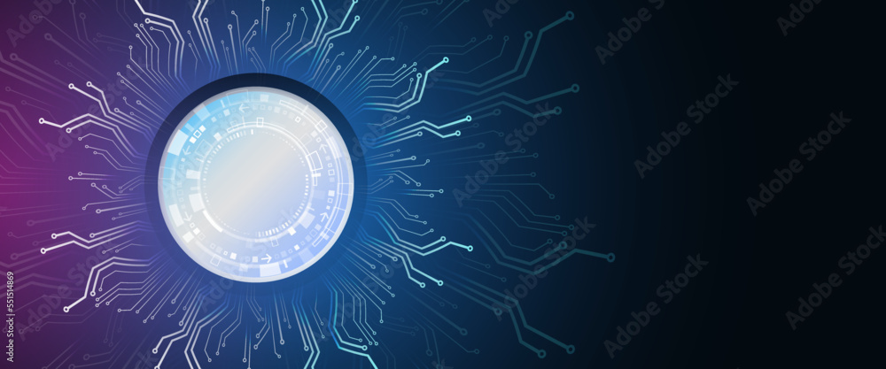 Hi-tech communication design. Electronic vector illustration. Abstract ...