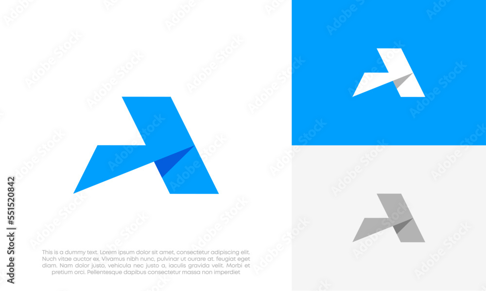 letter A initial logo design vector Stock Vector | Adobe Stock