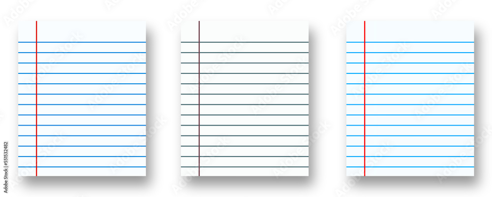 Set of blank paper sheets PNG useful for your creativity and designing ...