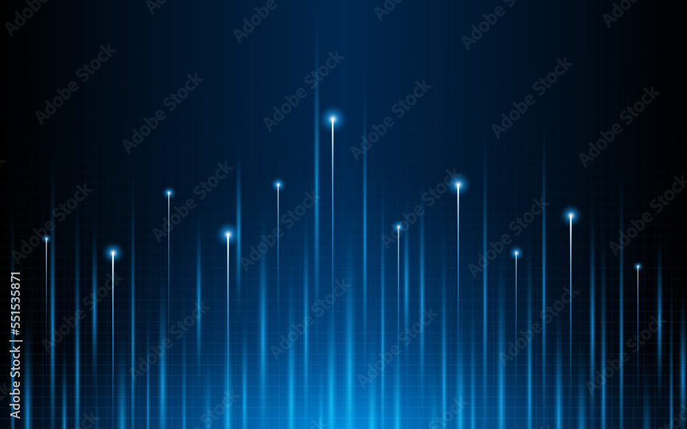 High speed wireless data connection technology. modern futuristic high ...