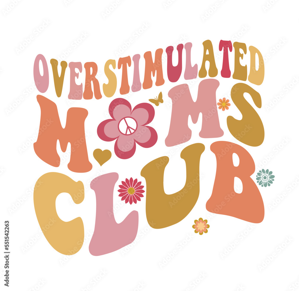 overstimulated moms club png svg, verstimulated svg, overstimulated mom ...