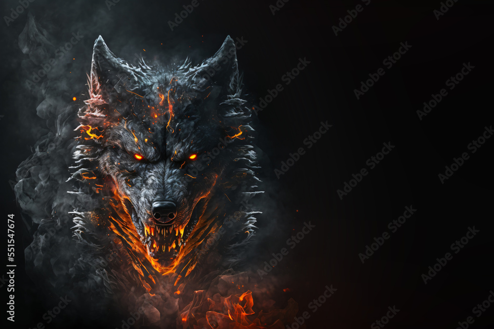 Black Fire Wolf