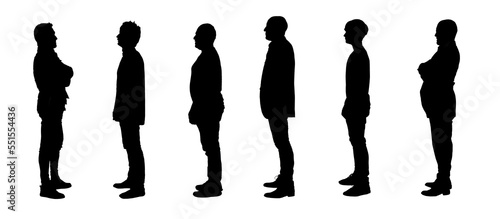 Man Standing Sideways Silhouette
