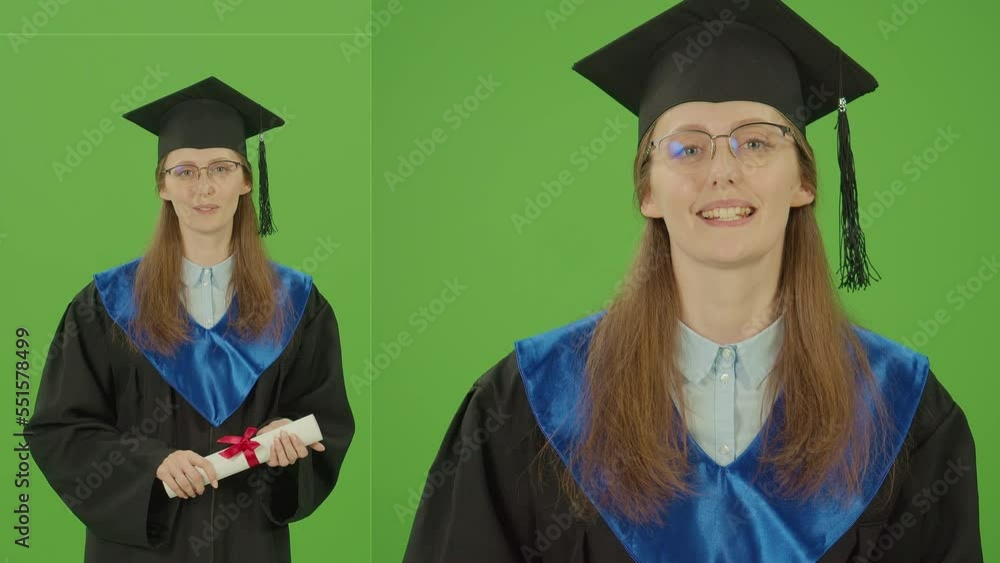 Vidéo Stock 2-in-1 Split Green Screen Montage. Green Screen. Chroma Key ...