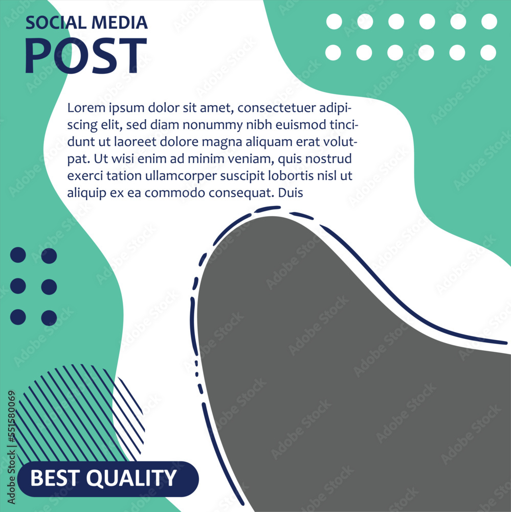 vector banner background square social media post, Stock Vector | Adobe ...