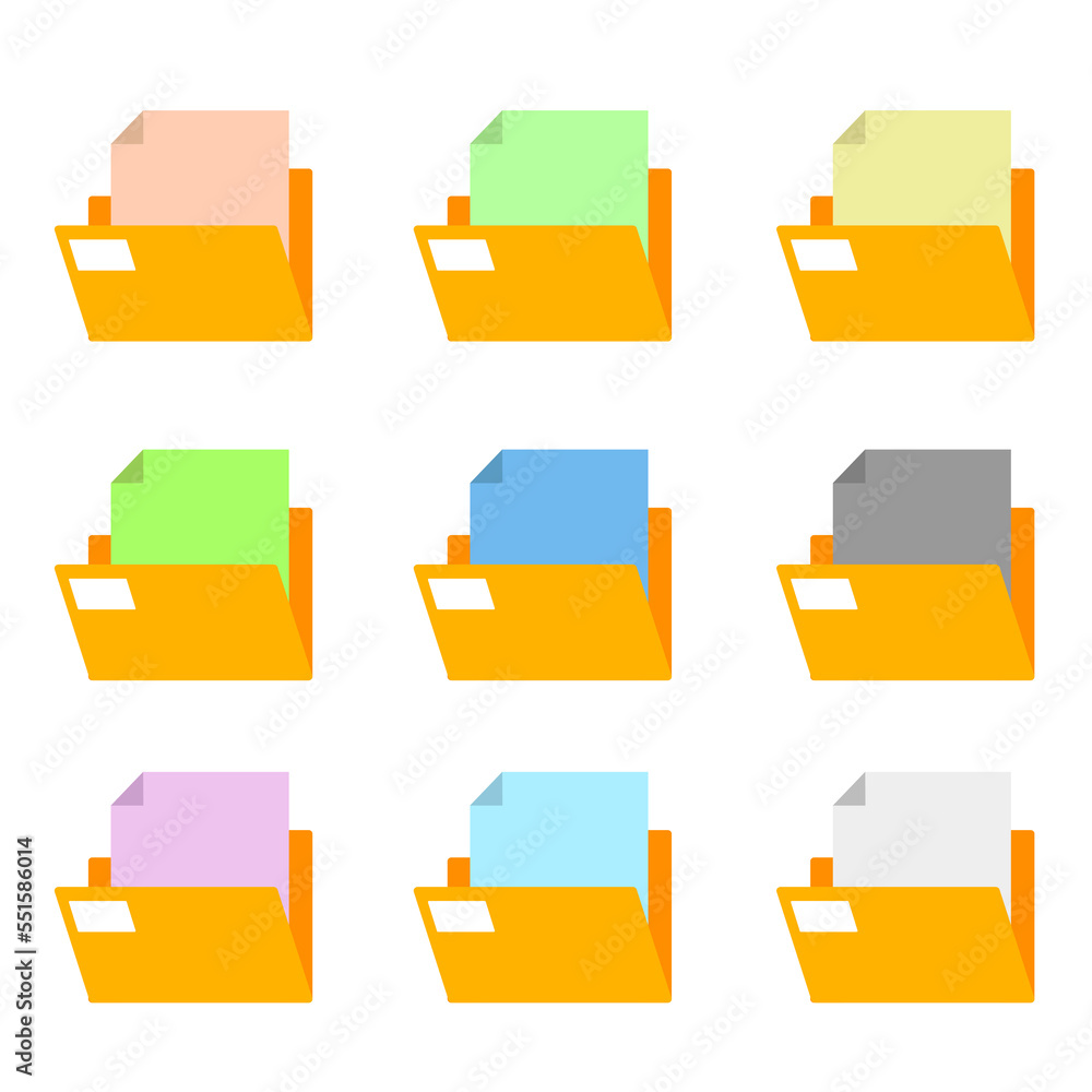 Folder icon in filled line style, use for website mobile app ...