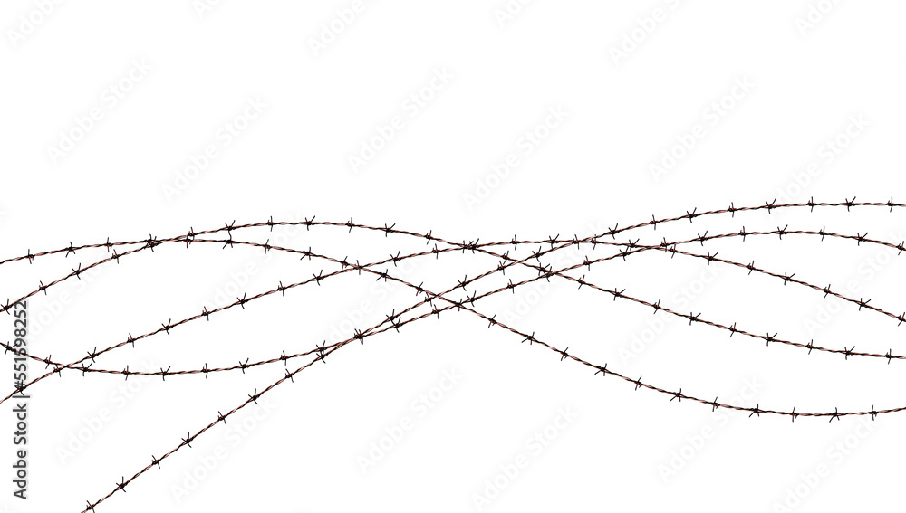 Barbed wire Stock Photo | Adobe Stock