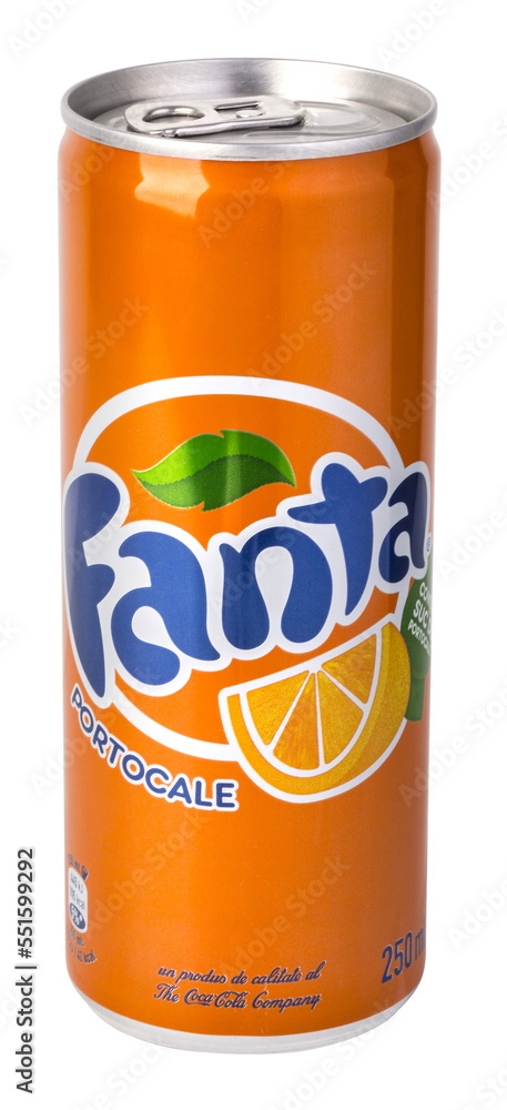 Fanta can isolated on transparent background Stock Photo | Adobe Stock