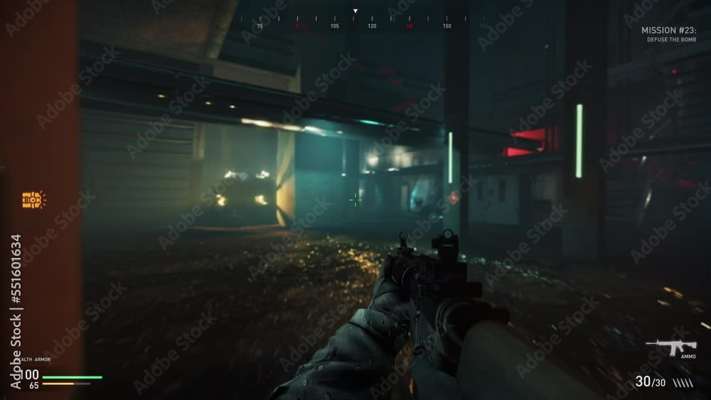 Killing the ai opponents in the new single player shooter video game ...