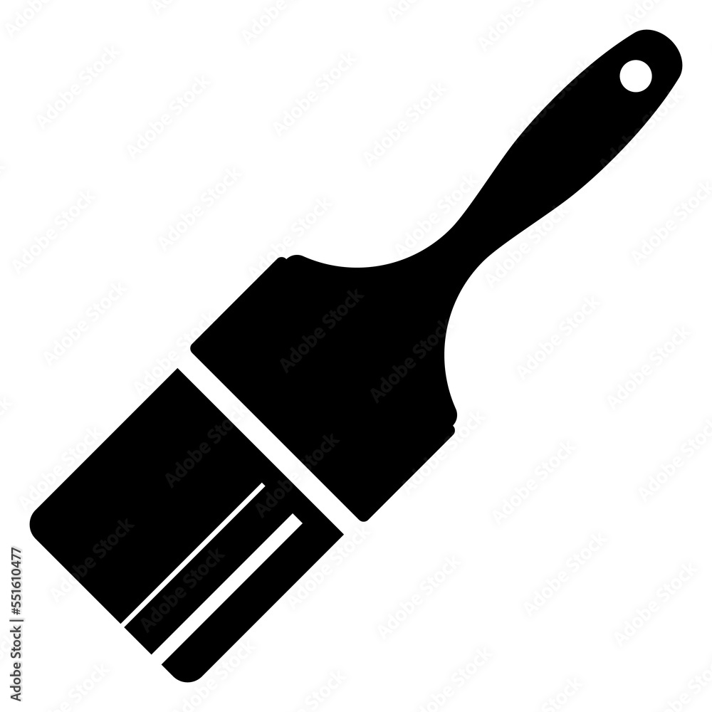 Icono aislado brocha pintor Stock Illustration | Adobe Stock