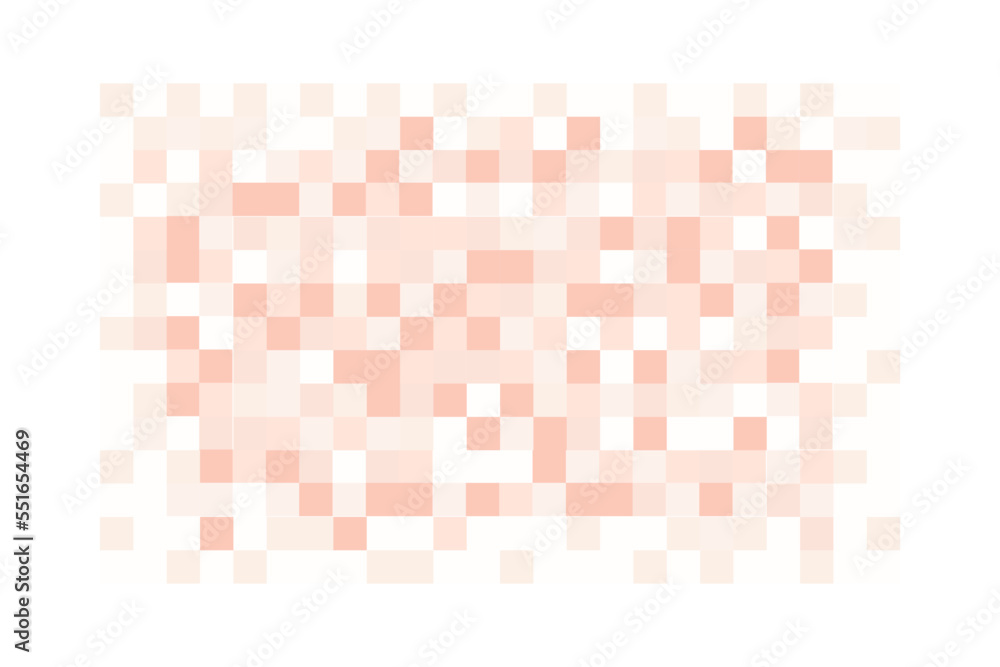 Censor blur effect. Skin toned mosaic pattern. Pixel texture to hide ...