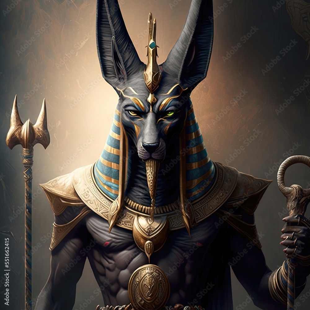 The ancient Egyptian god of death and the world of the dead, the ...