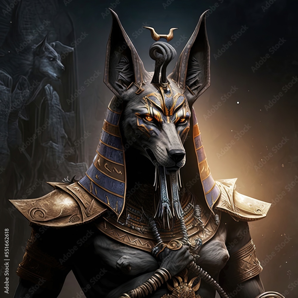 The ancient Egyptian god of death and the world of the dead, the ...