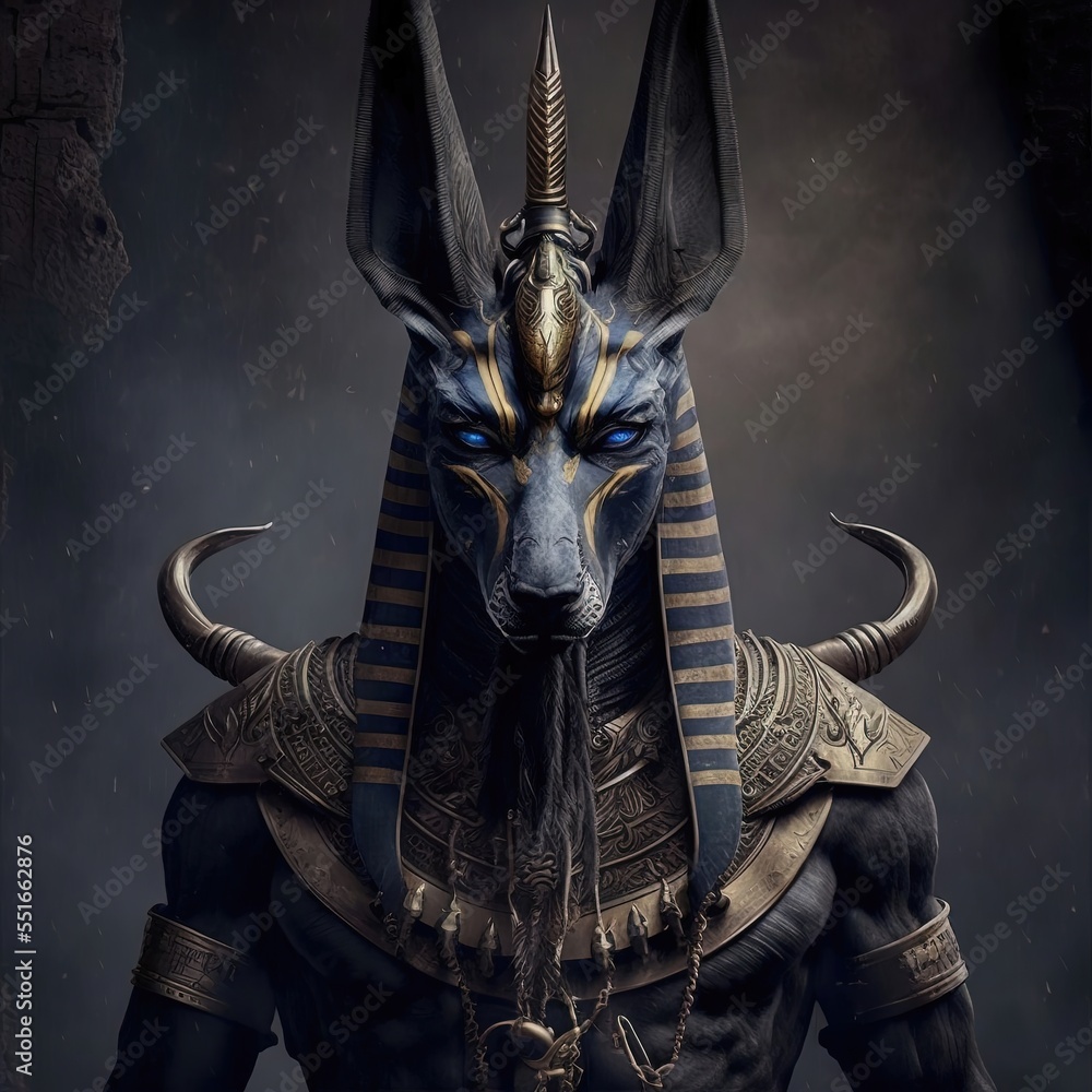 The ancient Egyptian god of death and the world of the dead, the ...