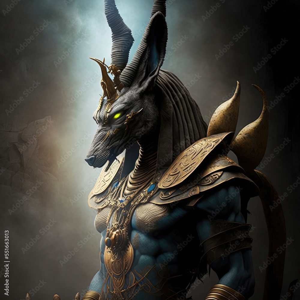 The ancient Egyptian god of death and the world of the dead, the ...