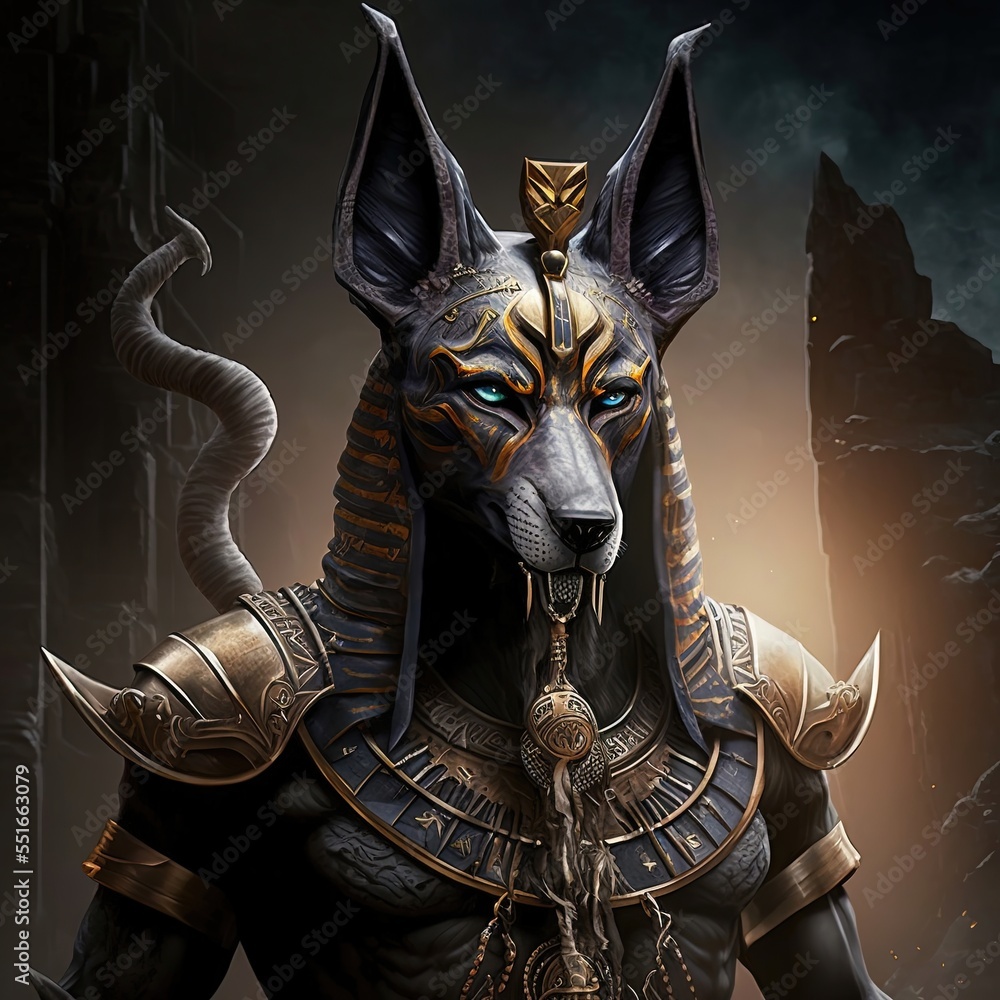 The ancient Egyptian god of death and the world of the dead, the ...