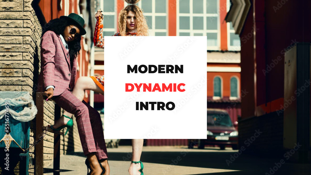 Dynamic Modern Intro Replacement Title Stock Template | Adobe Stock