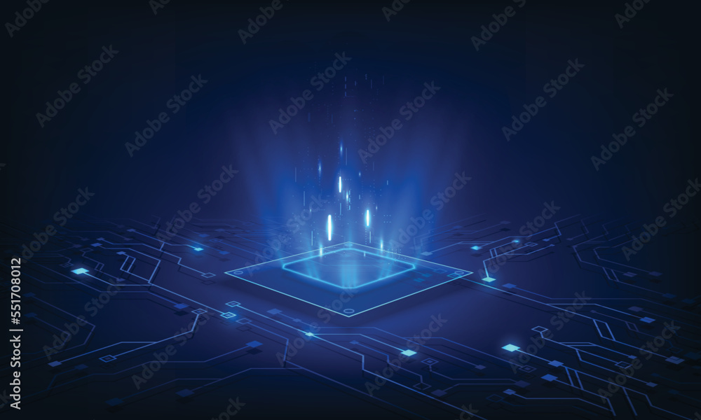 Abstract technology chip processor background circuit board and html ...