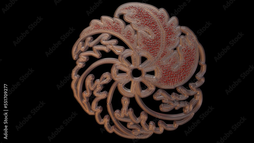 A 3D Illustration of art from the era of the ancient Roman Empire. This ...