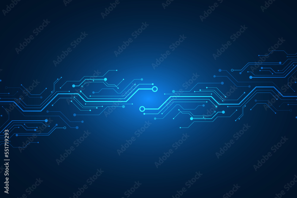 Wire line future digital network technology background. Stock Vector ...