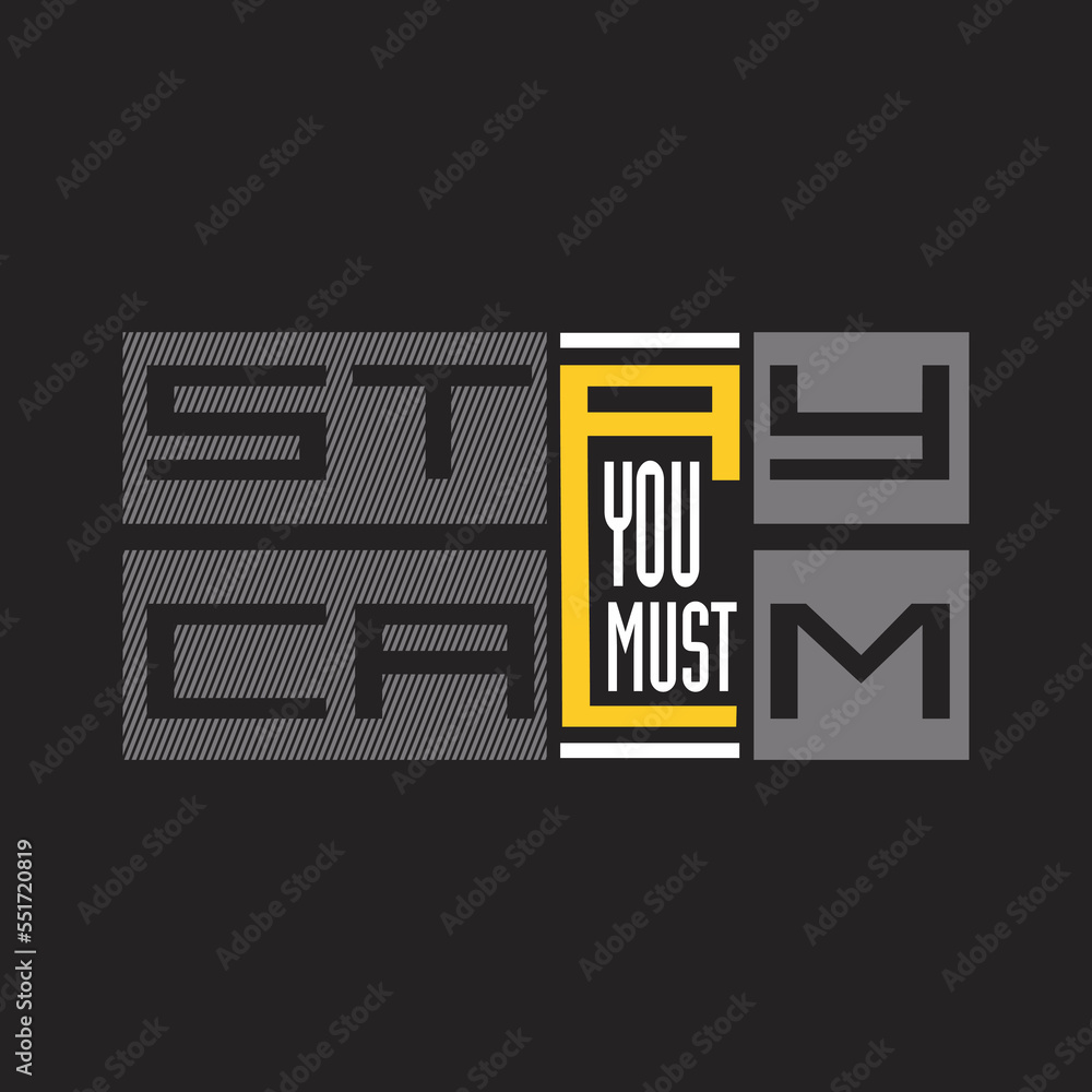 stay calm design typography vector illustration for all print all media ...