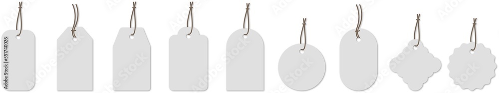 Price tag big set. Sale and New Label collection set in white colors ...