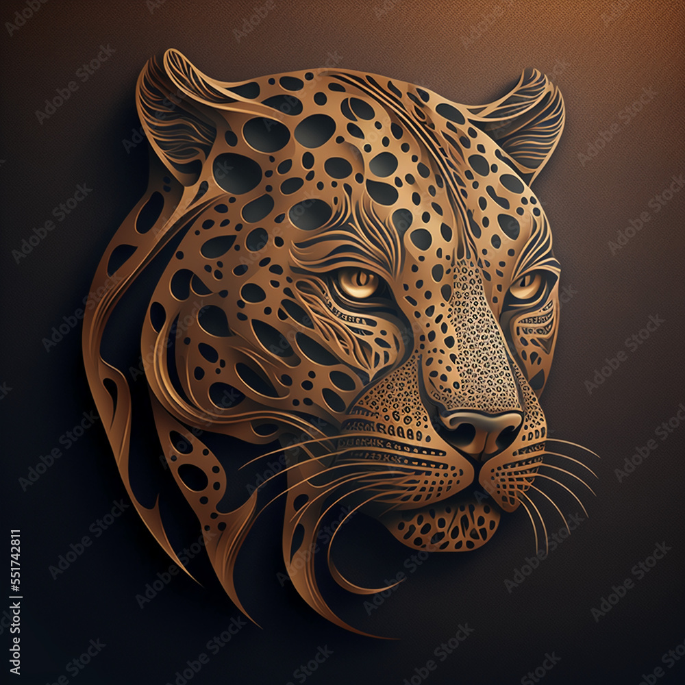 Jaguar vector illustration for logo or design. Generative AI Stock ...
