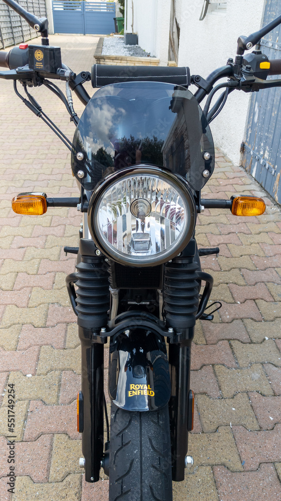 Royal Enfield black 120th Anniversary limited edition continental ...