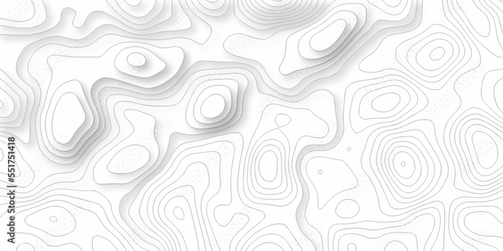 Topographic map. Geographic mountain relief. Abstract lines background ...