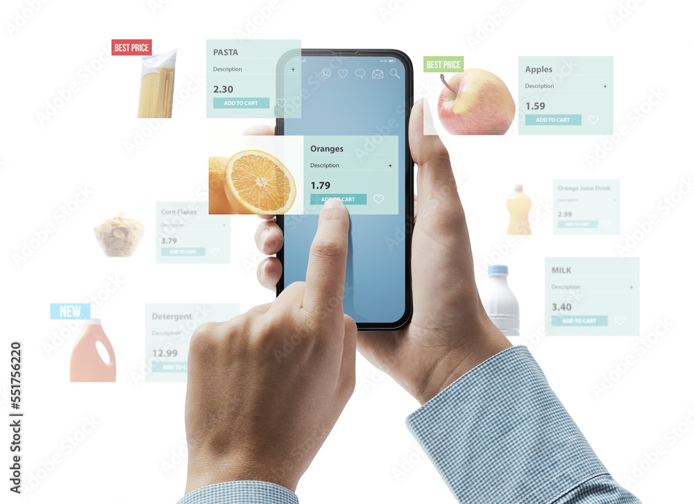 PNG file no background Augmented reality in retail industry Stock Photo ...