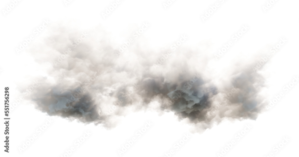 Realistic fluffy dense clouds on a png transparent background. Element ...
