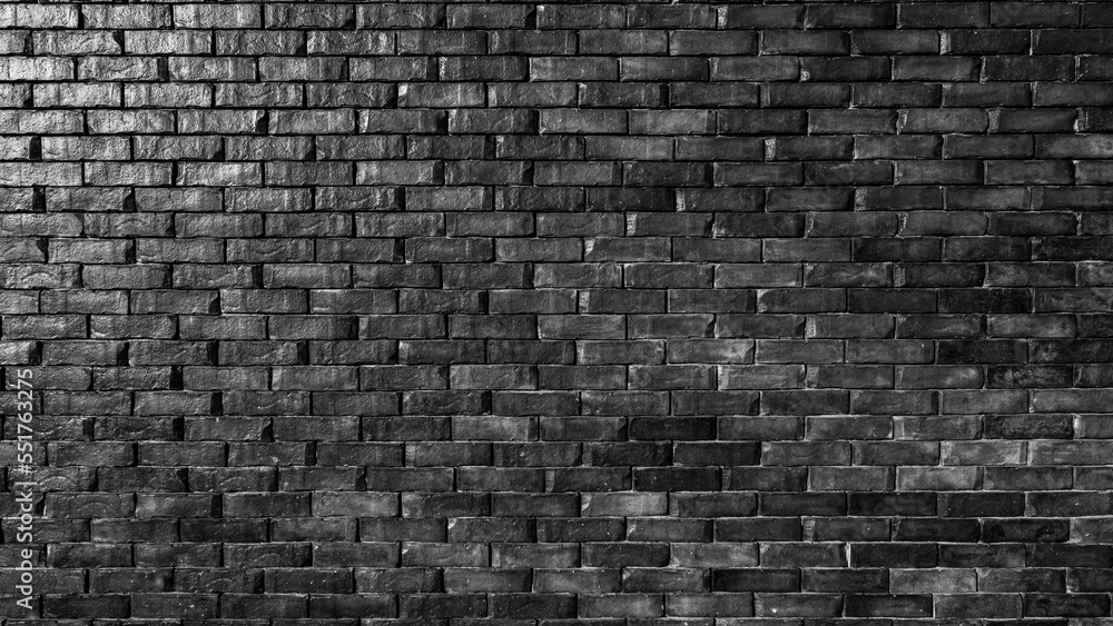 Dark black brick wall texture of stonewall. Bricks from stones and ...