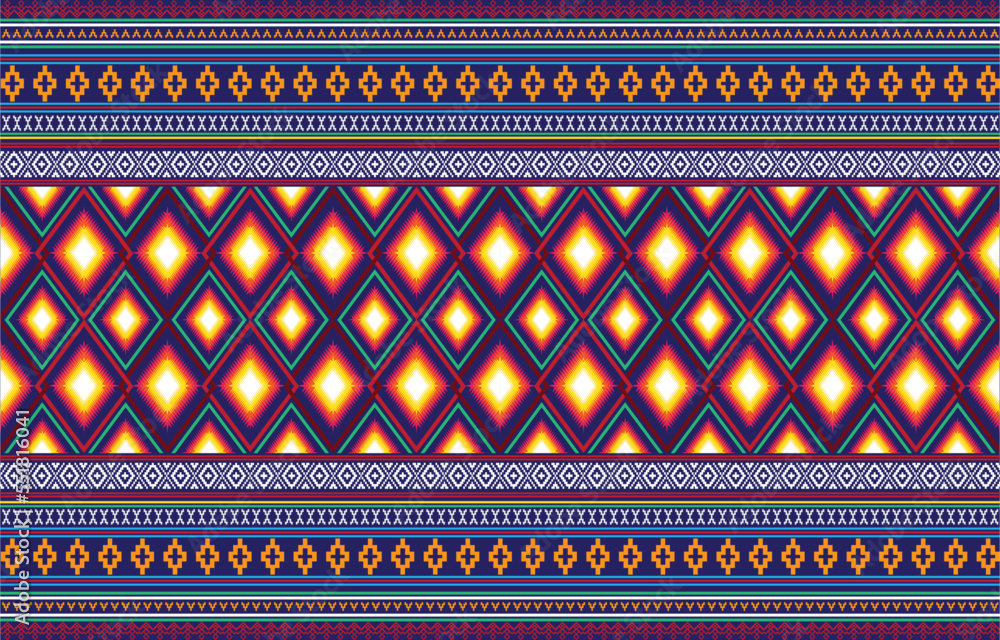 Gypsy pattern tribal ethnic motifs geometric seamless background ...