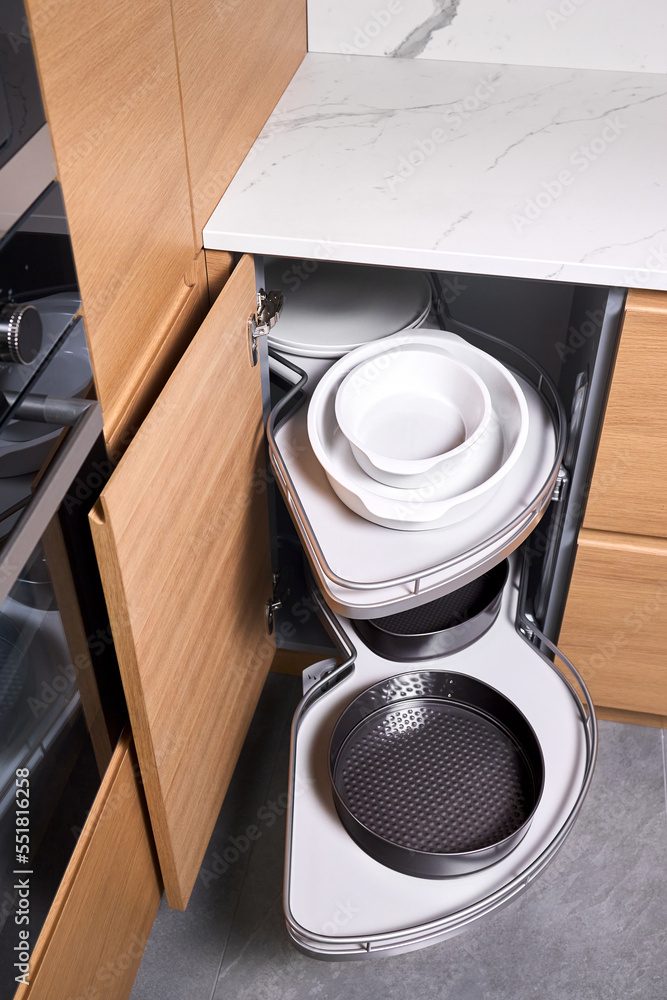 Kitchen access mechanism Magic corner for Blind Corner Cabinets ...