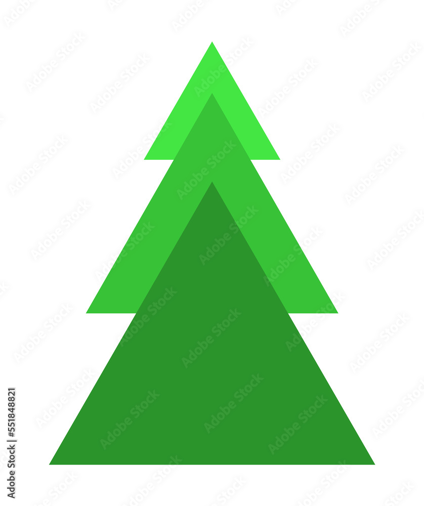 Pine tree symbol, PNG isolated on transparent background Stock ...