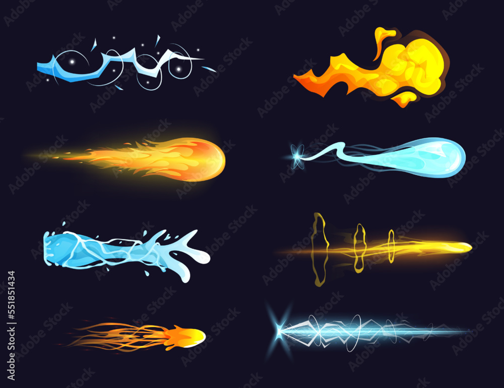 Vfx gun effect. Raygun futuristic alien weapon boom. Game or comic book ...