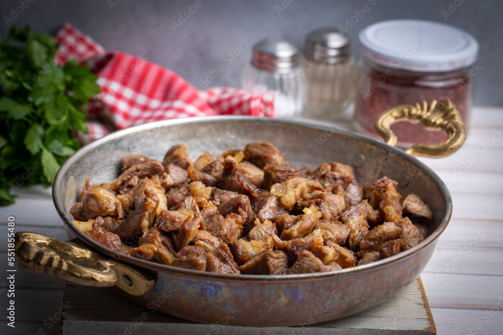 Muslims Traditional Sacrifice holiday food lamb, Turkish roasted meat ...