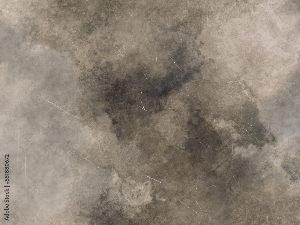 Abstract paper parchment vignette with brown grey faint and drips and ...