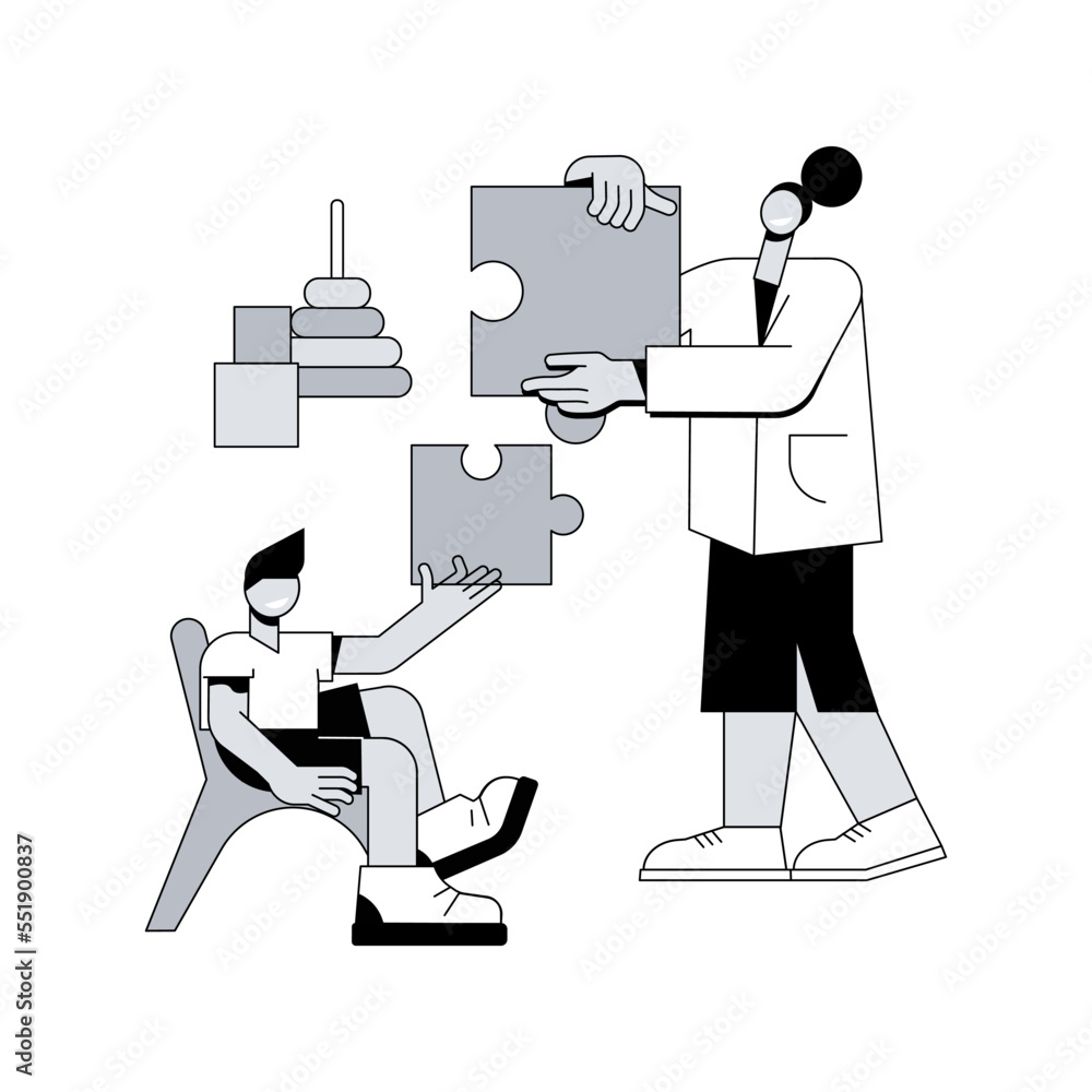 Social-emotional development abstract concept vector illustration ...
