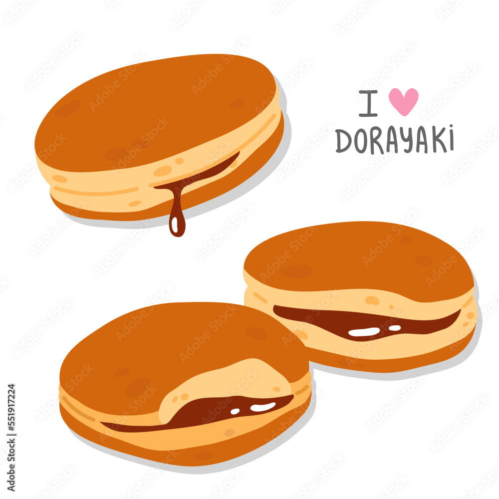 Dorayaki Illustration