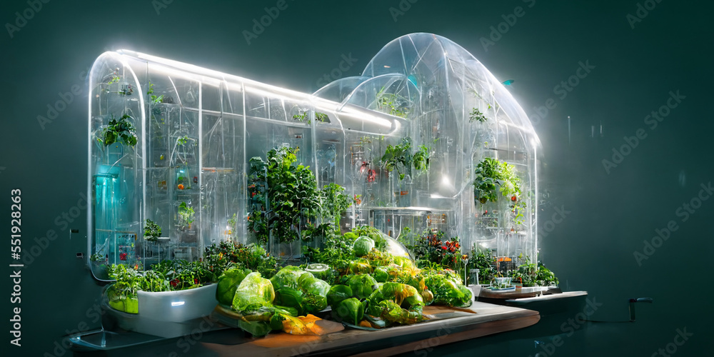 Smarthome food technology image created with generative AI Stock ...