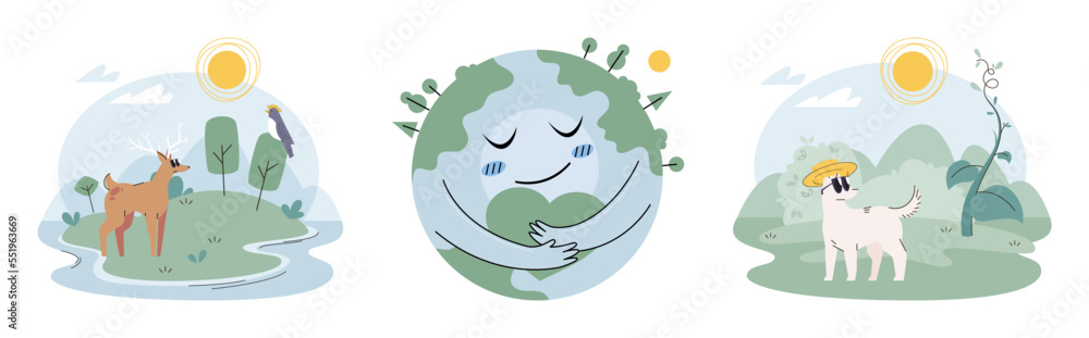 Global warming. High temperature and hot weather Earth. Climate change ...