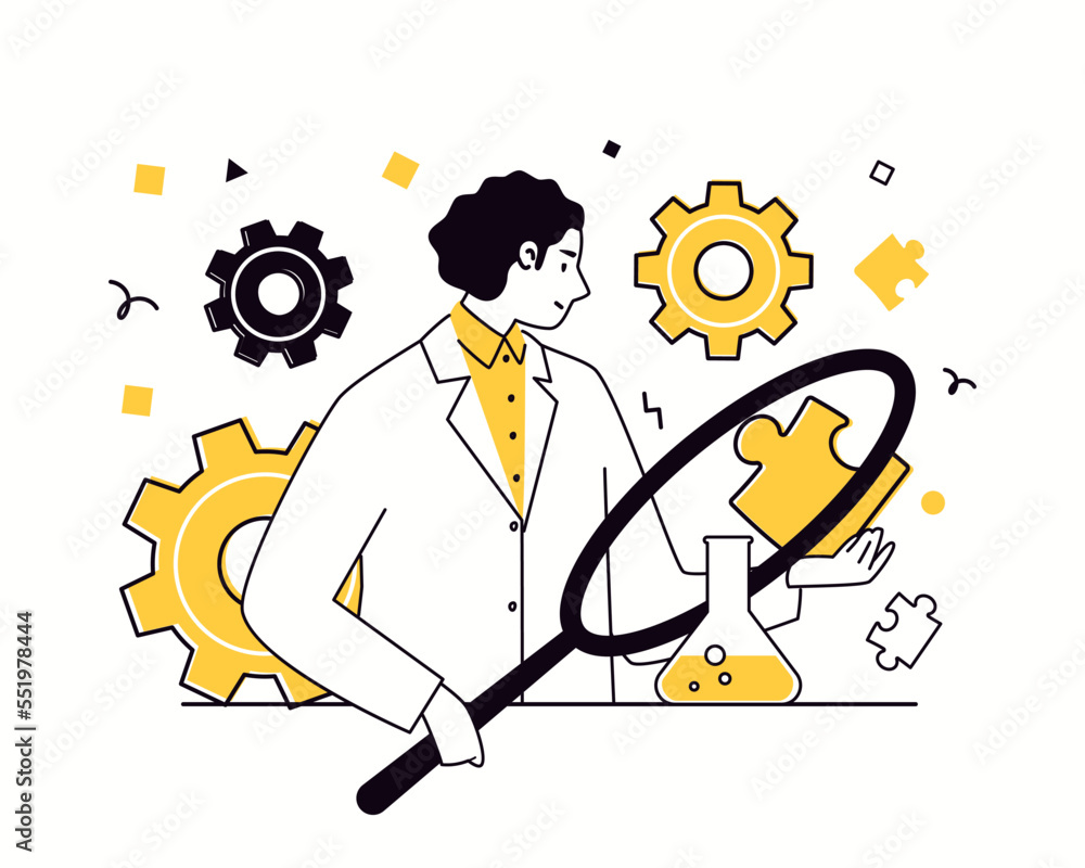 Laboratories for researchers and experimenters. Creative approach and ...
