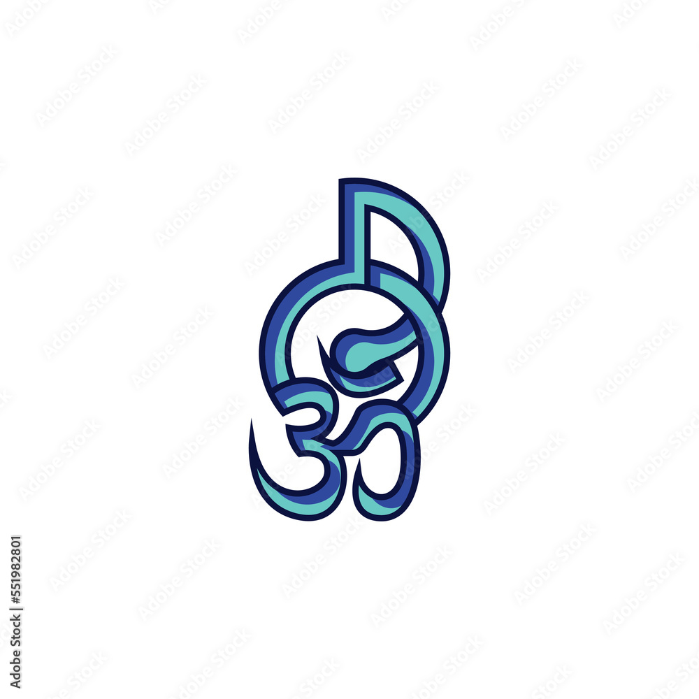 OD letter logo vector with OM symbol, perfect for any business. Stock ...