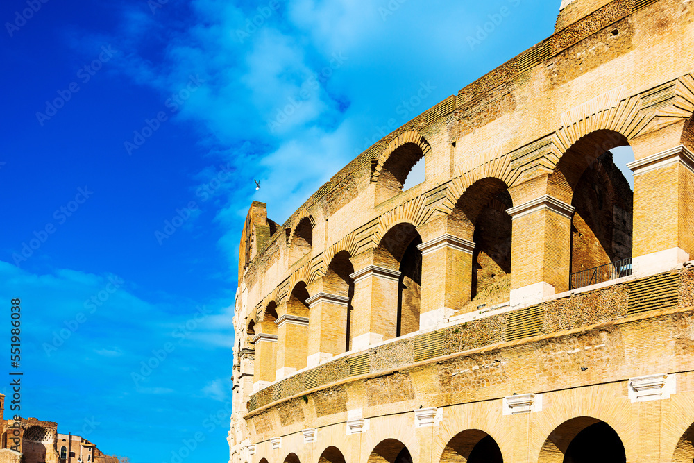 Roman amphitheatres in Rome, circular or oval open-air venues with ...