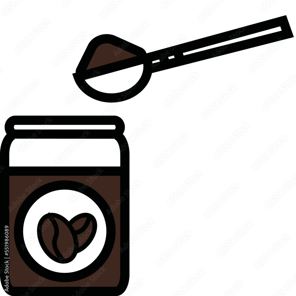 Coffee Powder Clipart