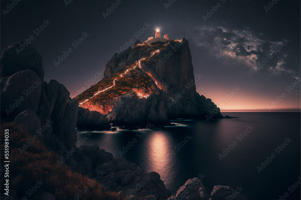 Most beautiful place in the world Cap de Formentor,digital art ...