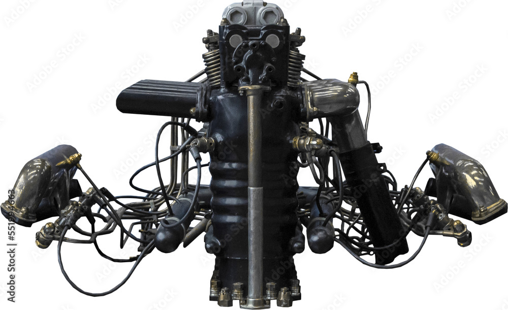 Isolated PNG cutout of a plane engine on a transparent background ...