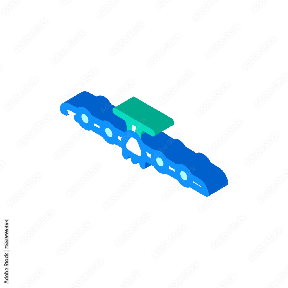 maritime patrol airplane aircraft isometric icon vector. maritime ...