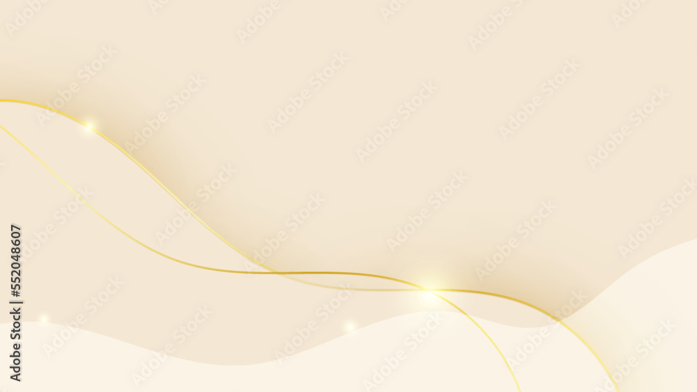 Luxury gold background with beige and white gradient color Stock Vector ...